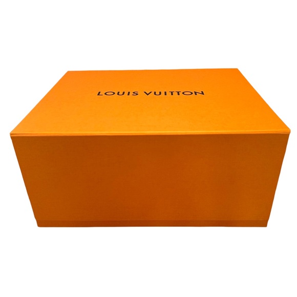 Louis Vuitton | Bags | Authentic Louis Vuitton Gift Box Magnetic Luxury Presentation Orange Blue ...